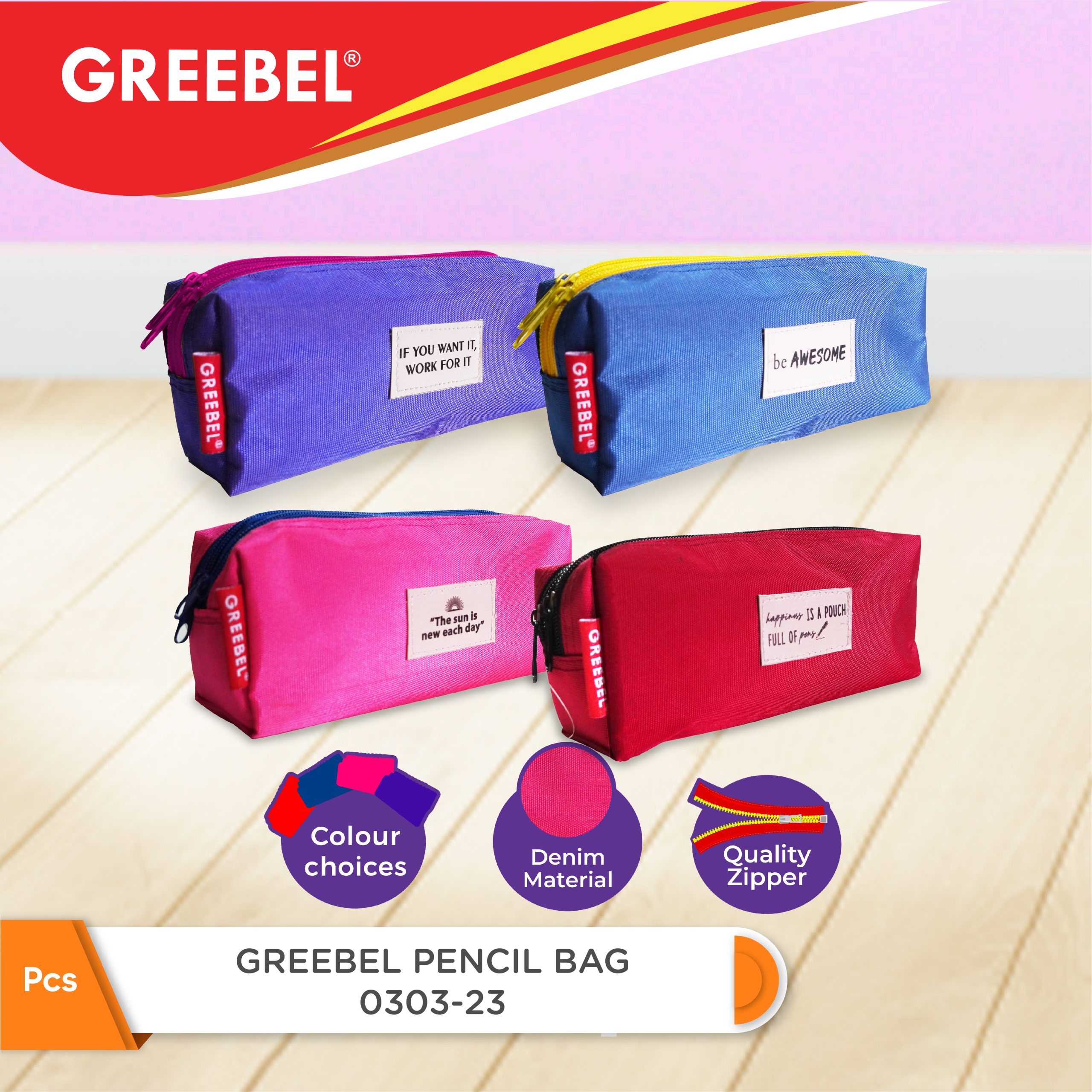 GREEBEL PENCIL BAG 0303-23 - GREEBEL